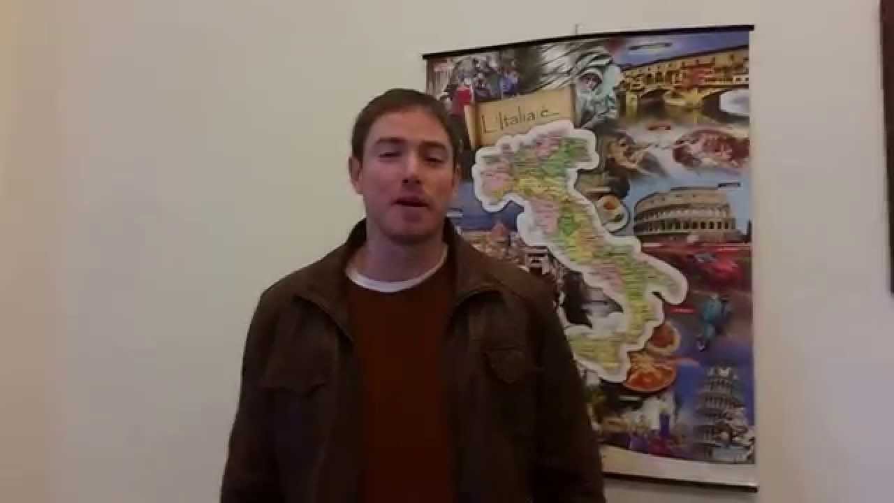 Jason speaks of his experience at Accademia Italiana - YouTube