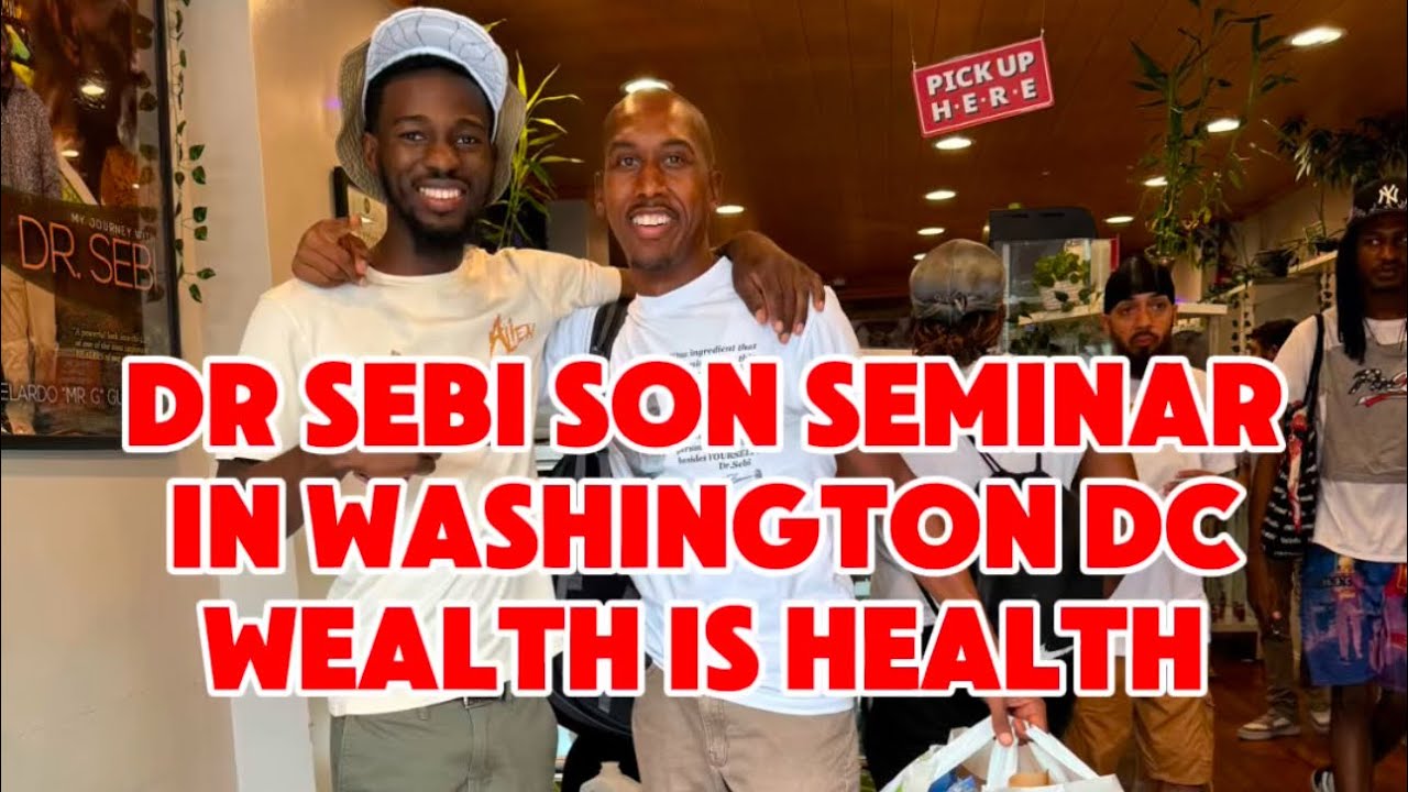 Dr. Sebi Son Victor’s seminar in Washington DC With ALKALINE Zen. # ...
