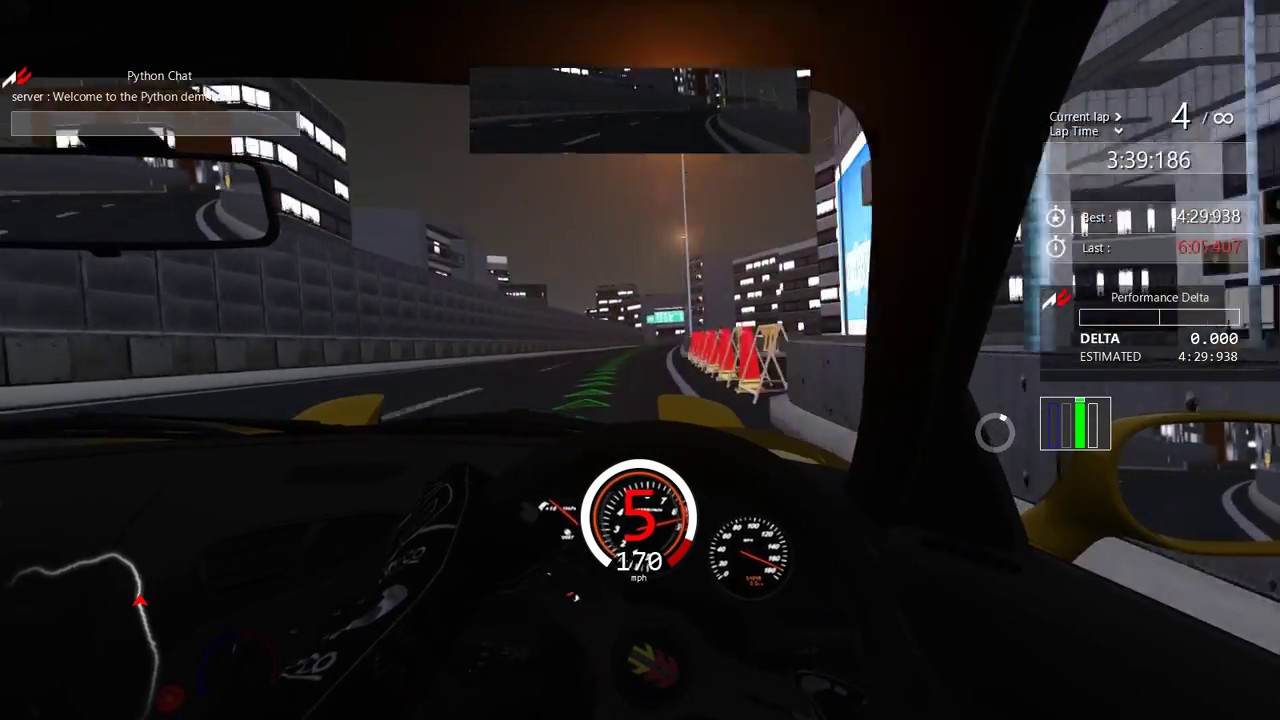 Assetto Corsa RX-7 Tuned @ C1 Inner With HUD - YouTube