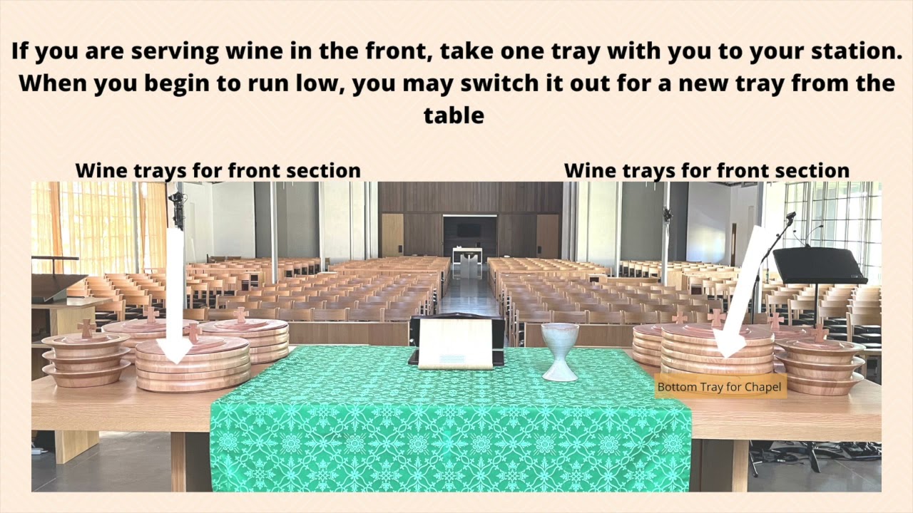 Communion Serving Tutorial - YouTube