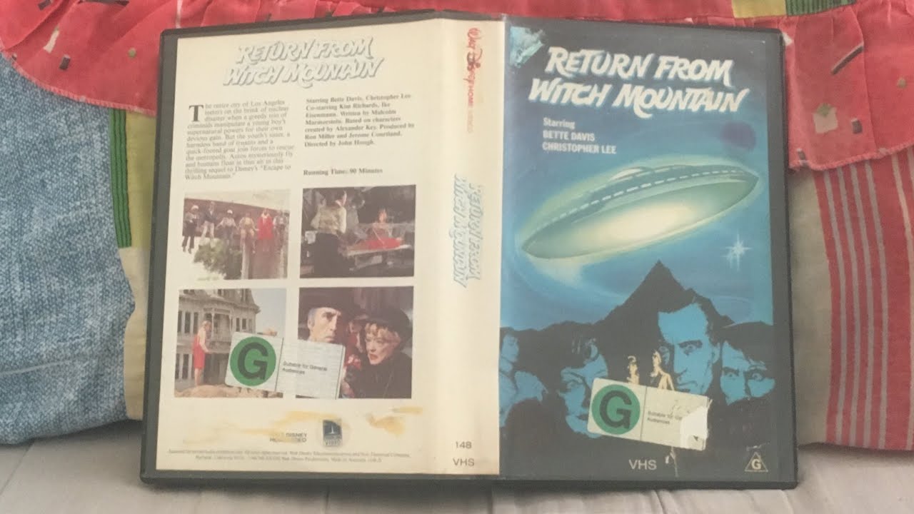 Opening and Closing To "Return from Witch Mountain" (Syme/WDHW) VHS New ...