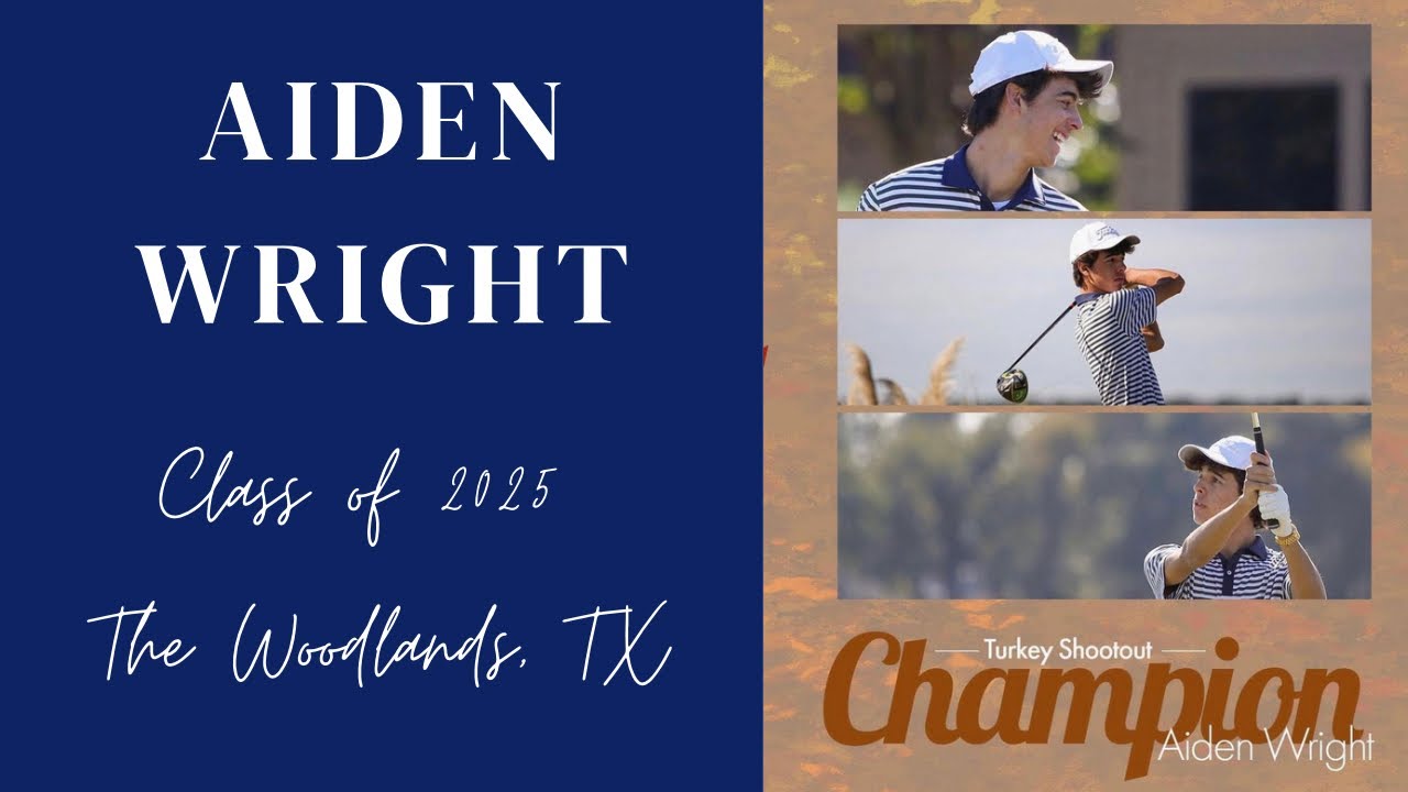 Aiden Wright, Golf Recruit 2025 - YouTube