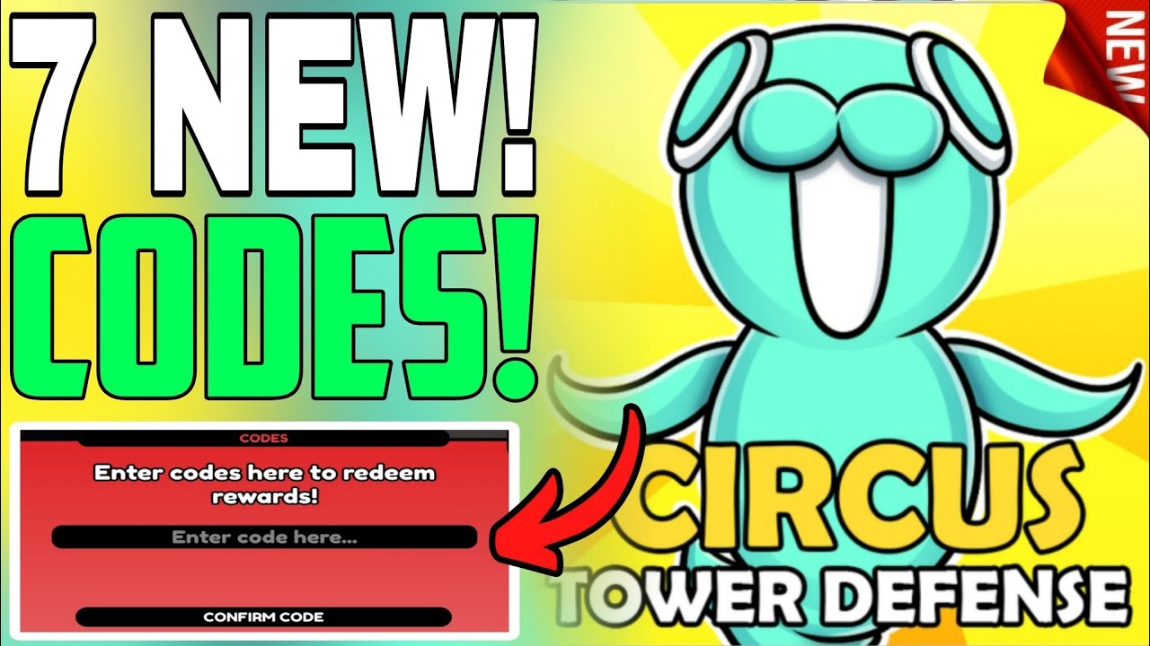 🎁EVENT🎁ALL NEW CODES FOR CIRCUS TOWER DEFENSE IN 2024 - ROBLOX CIRCUS TOWER DEFENSE CODES - YouTube