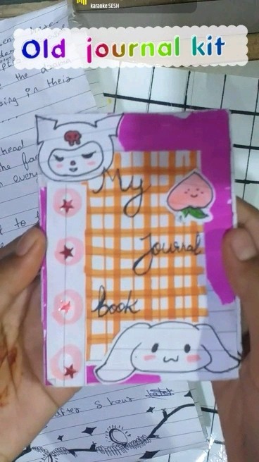my old journal kit when I was 7 years old# my first journal book # part ...