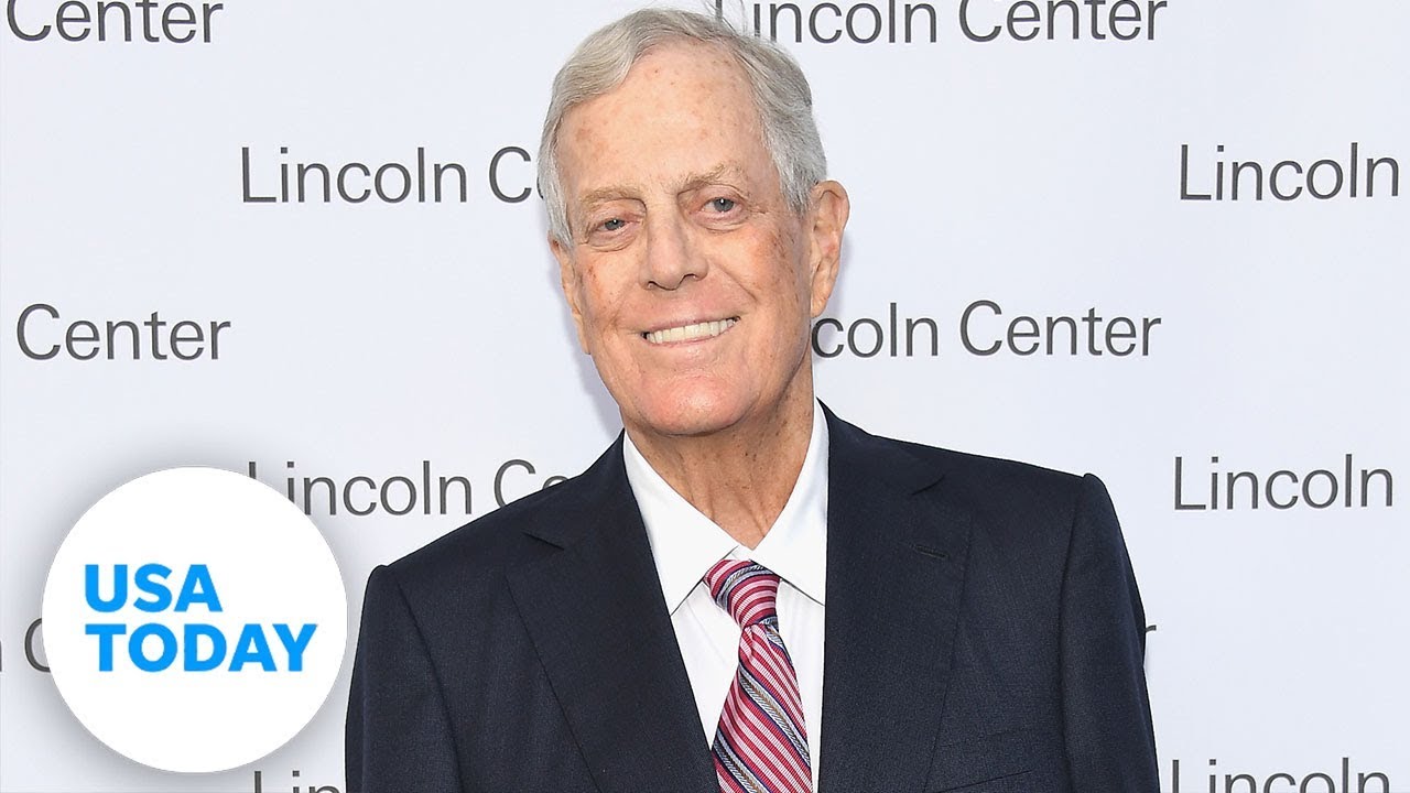Billionaire David Koch of Koch brothers dies at 79 | USA TODAY - YouTube