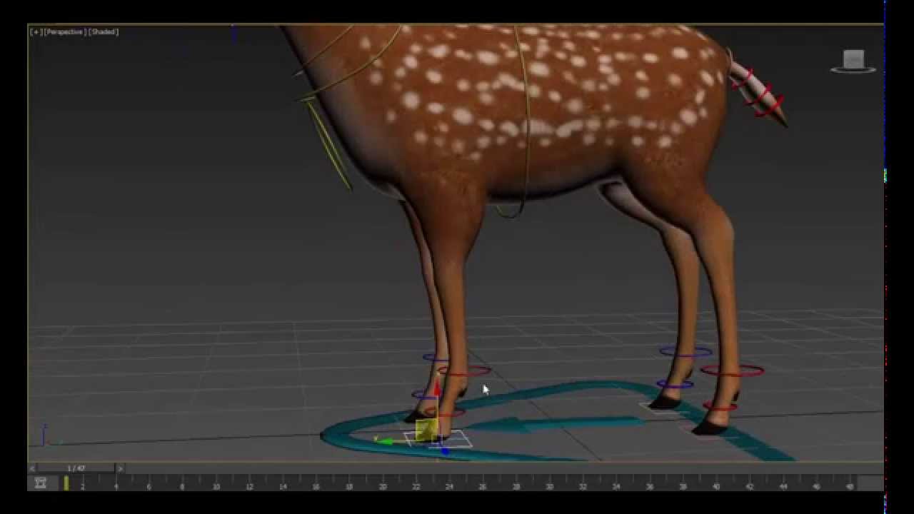 deer rig demo 3ds max - YouTube
