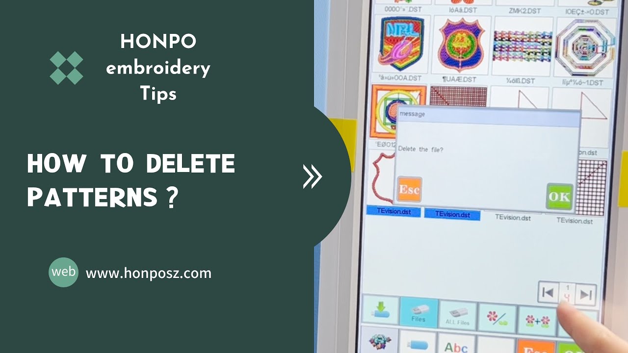 How to Delete Patterns on Topwisdom? | Honpo Tutorials - YouTube