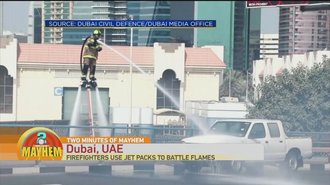 Two Minutes of Mayhem: Dubai Firefighters - YouTube