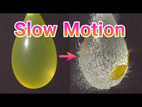 Water Balloons Look INCREDIBLE in Slow Motion! - Popping Water Balloons in 1000fps Slow Motion