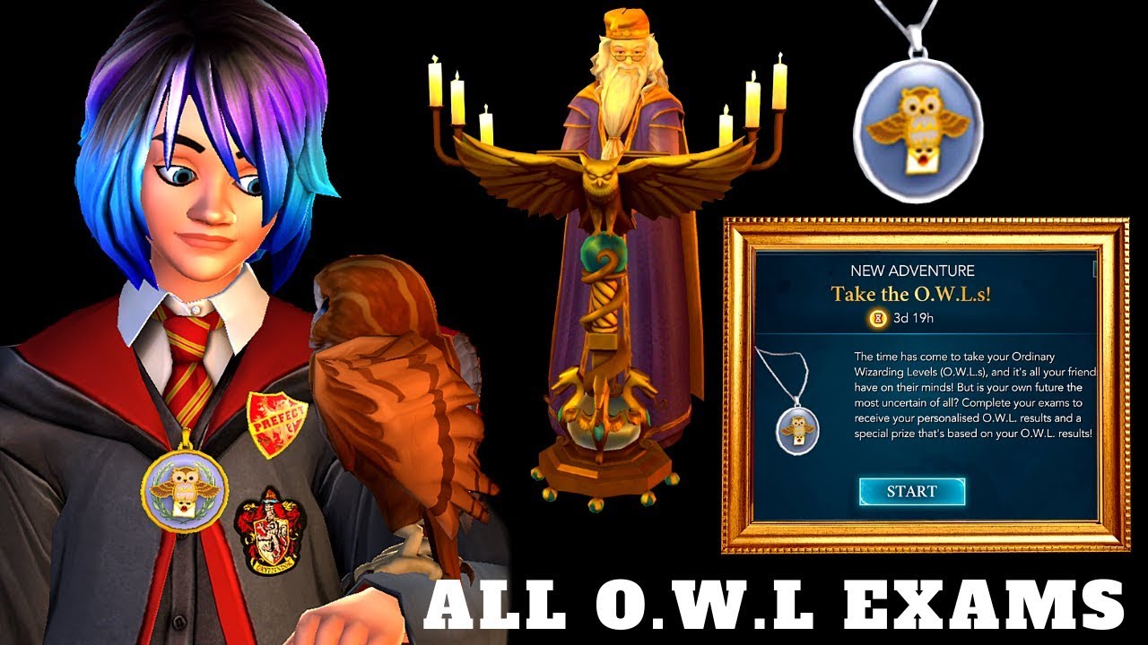ALL O.W.L EXAMS Harry Potter Hogwarts Mystery Gameplay - YouTube