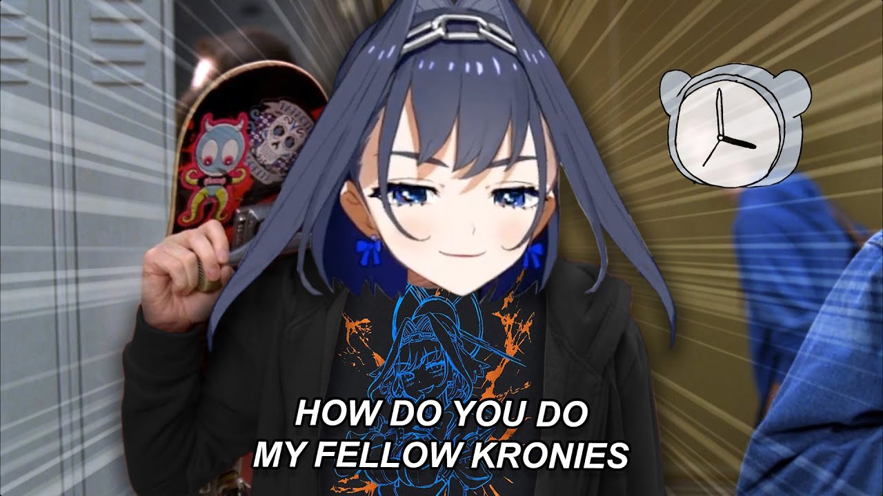 Kronii Pretending to be a Kronie so She Can Wear Her Merch Outside ...