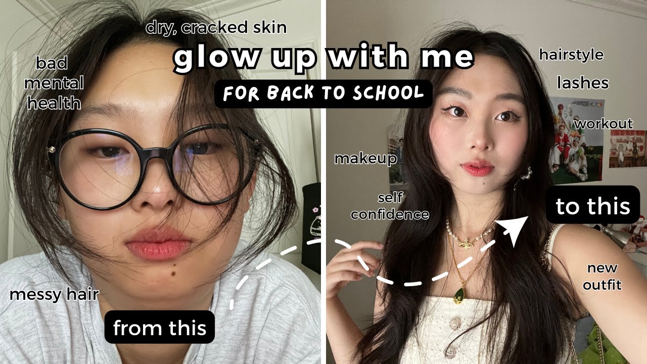 glow up with me to start college *in 6 hours* (freshman vers ...