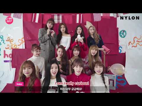 [ENGSUB] 181108 IZ*ONE - NYLON Korea Magazine Greeting