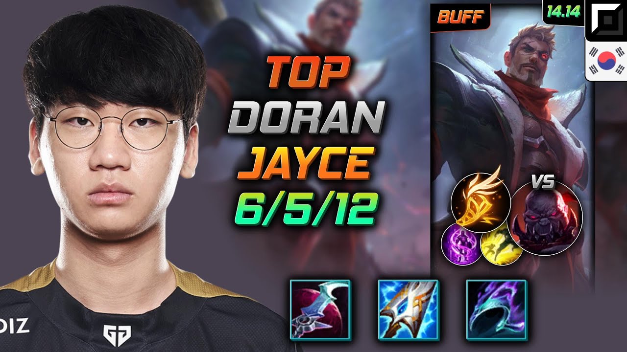 Jayce Top Build Doran Eclipse Fleet Footwork - LOL KR Challenger Patch ...