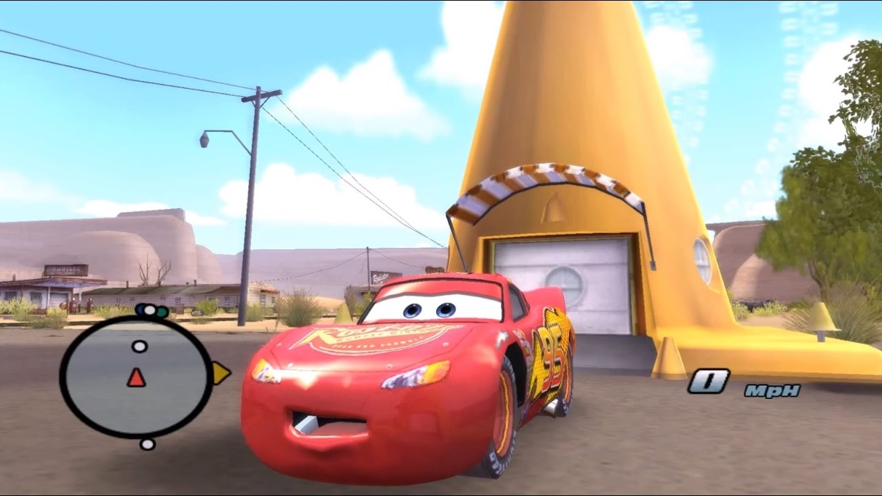 Disney Pixar Cars Movie Game - Cruising Around Town - Part 7 - YouTube