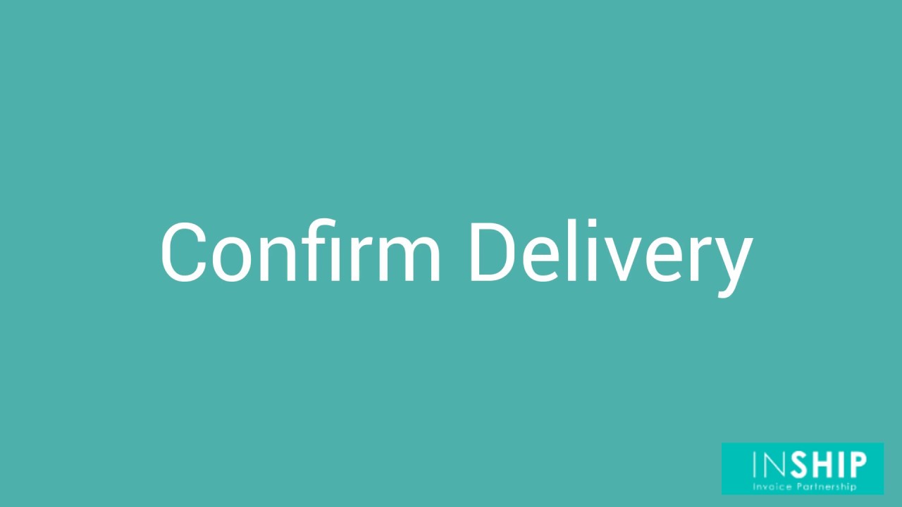 Confirm Delivery - YouTube