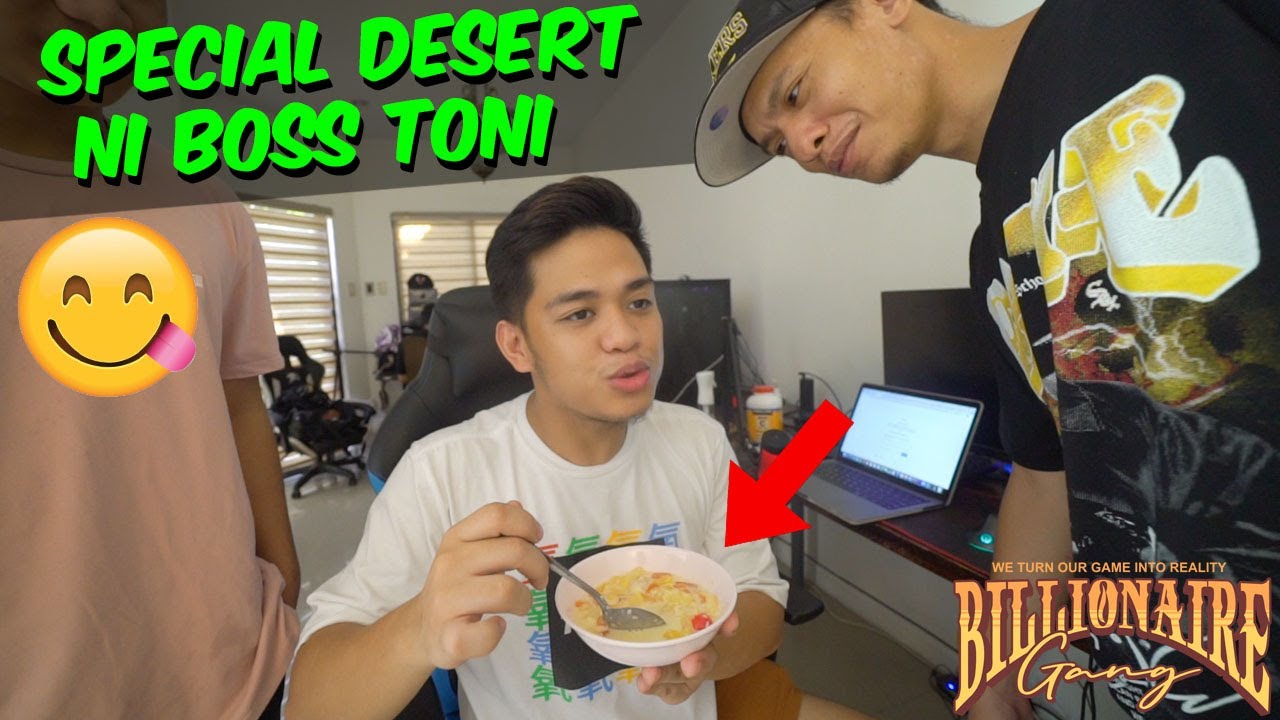 SPECIAL DESERT ni BOSS TONI para kay @VonOrdonaVlogs (HINDI ITO PRANK ...