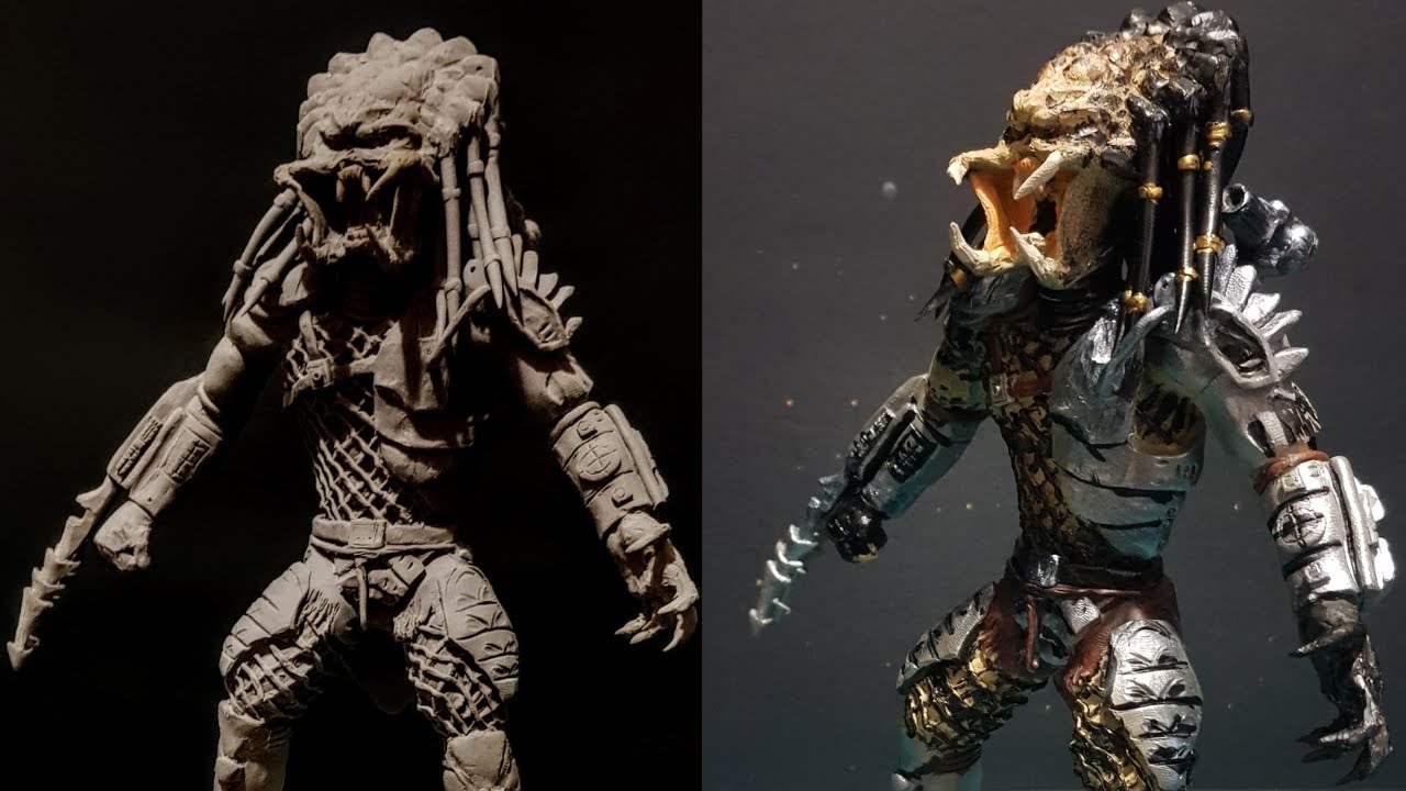 SCULPTING PREDATOR / WITH POLYMER CLAY - YouTube
