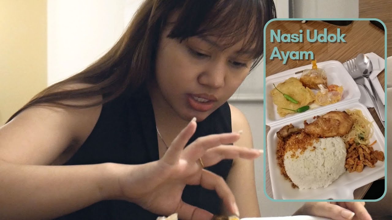 Trying Nasi Udok Ayam | Indonesia Work Trip Part 2 - YouTube