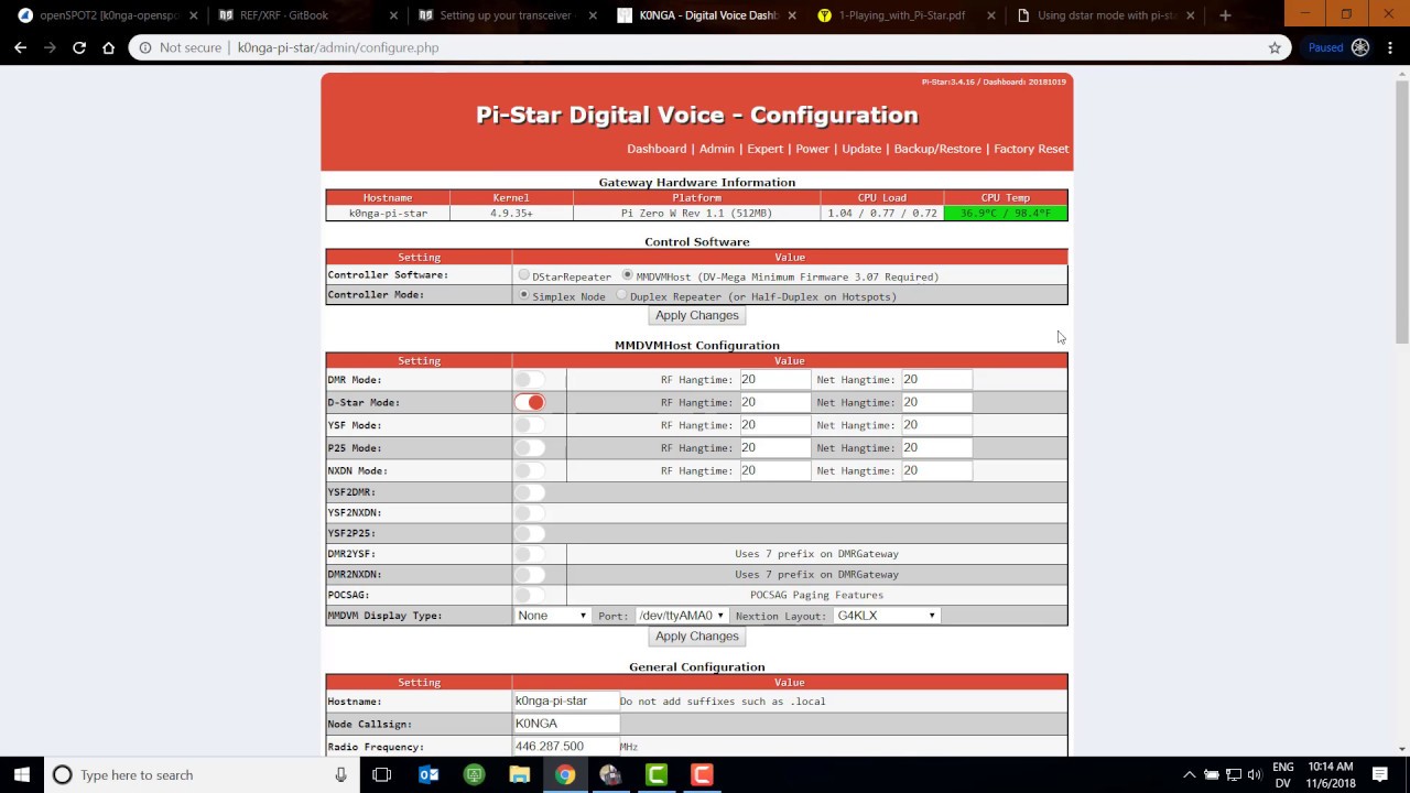 Versus: openSPOT2 v Pi-Star - D-Star - YouTube