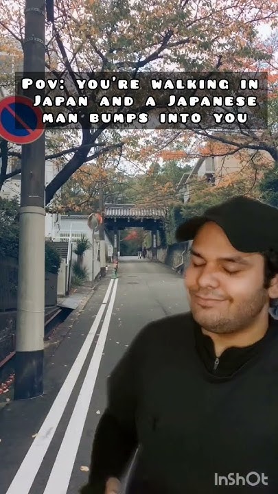 when you accidentally bump into a Japanese man - YouTube