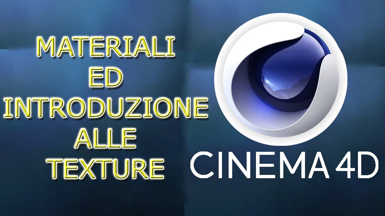 Cinema 4D Tutorial - Materiali ed Introduzione alle Texture - ITALIANO ...