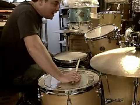 JOHN BONHAM DRUM TRIPLETS Drum Lesson PART 1 Part 1 of 3 - YouTube