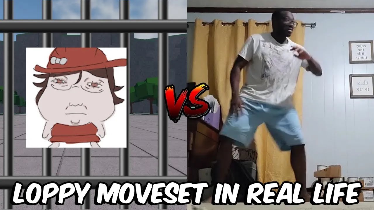 All Loppy Moves IN REAL LIFE - Strongest Battlegrounds - YouTube