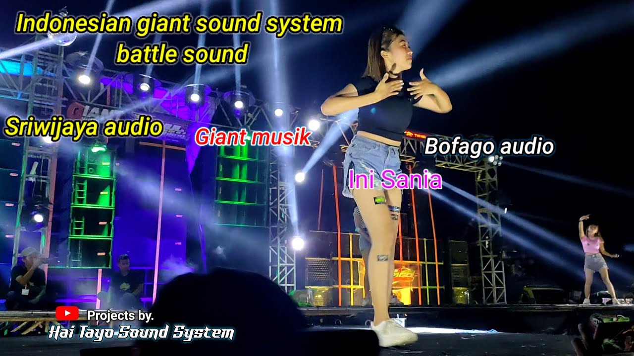 INDONESIA'S GIANT SOUND SYSTEM MAKES THE COMMUNITY BATTLE SOUND BATUAJI ...
