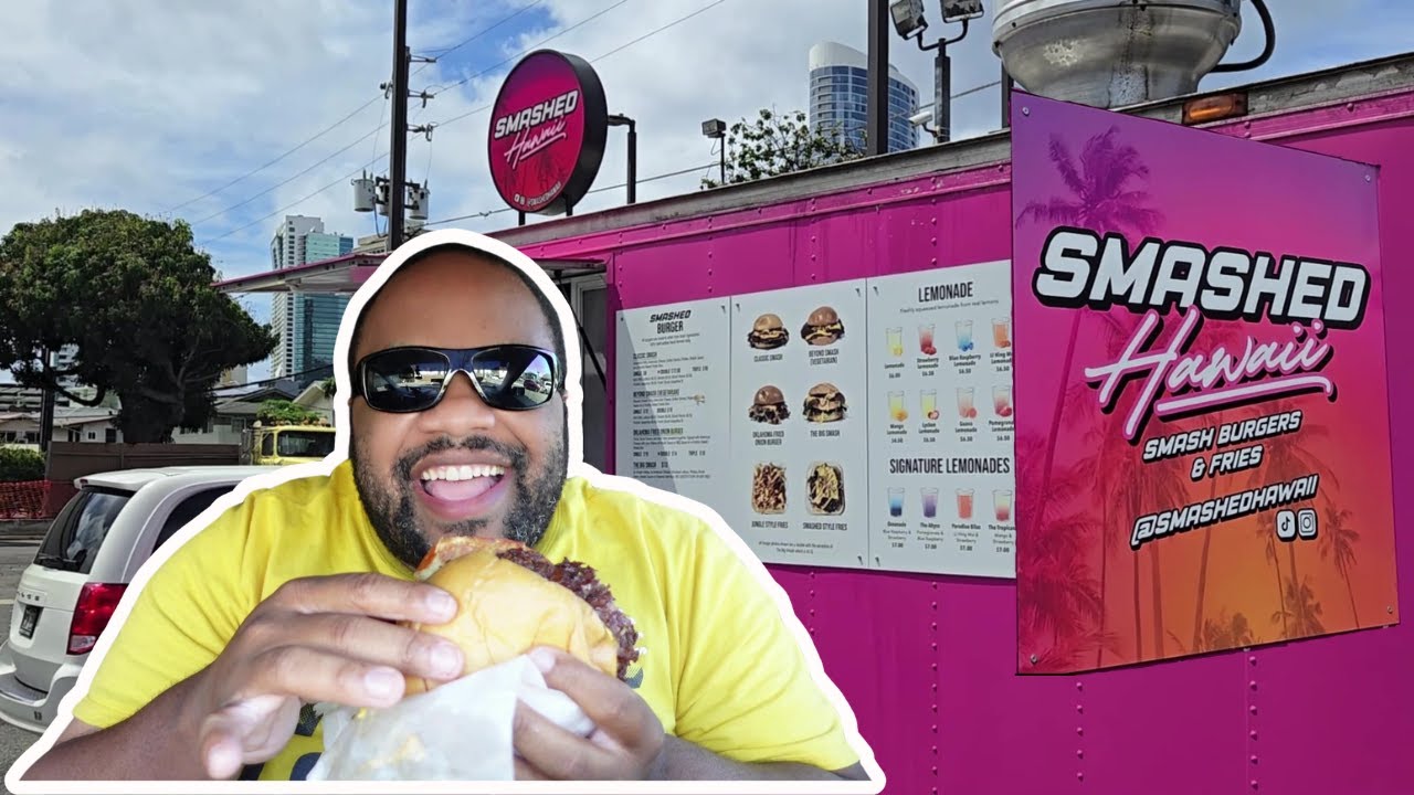 Smashed Hawaii Smash Burgers & Fries - YouTube