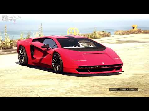 GTA 5 Pegassi Torero XO, Rosso Targa (2022 Lamborghini Countach)