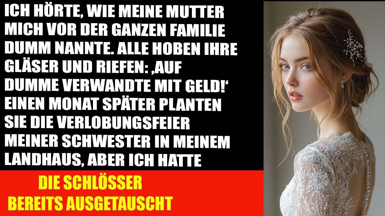 Meine Mutter nannte mich vor der ganzen Familie „dumm“ – und alle hoben ...