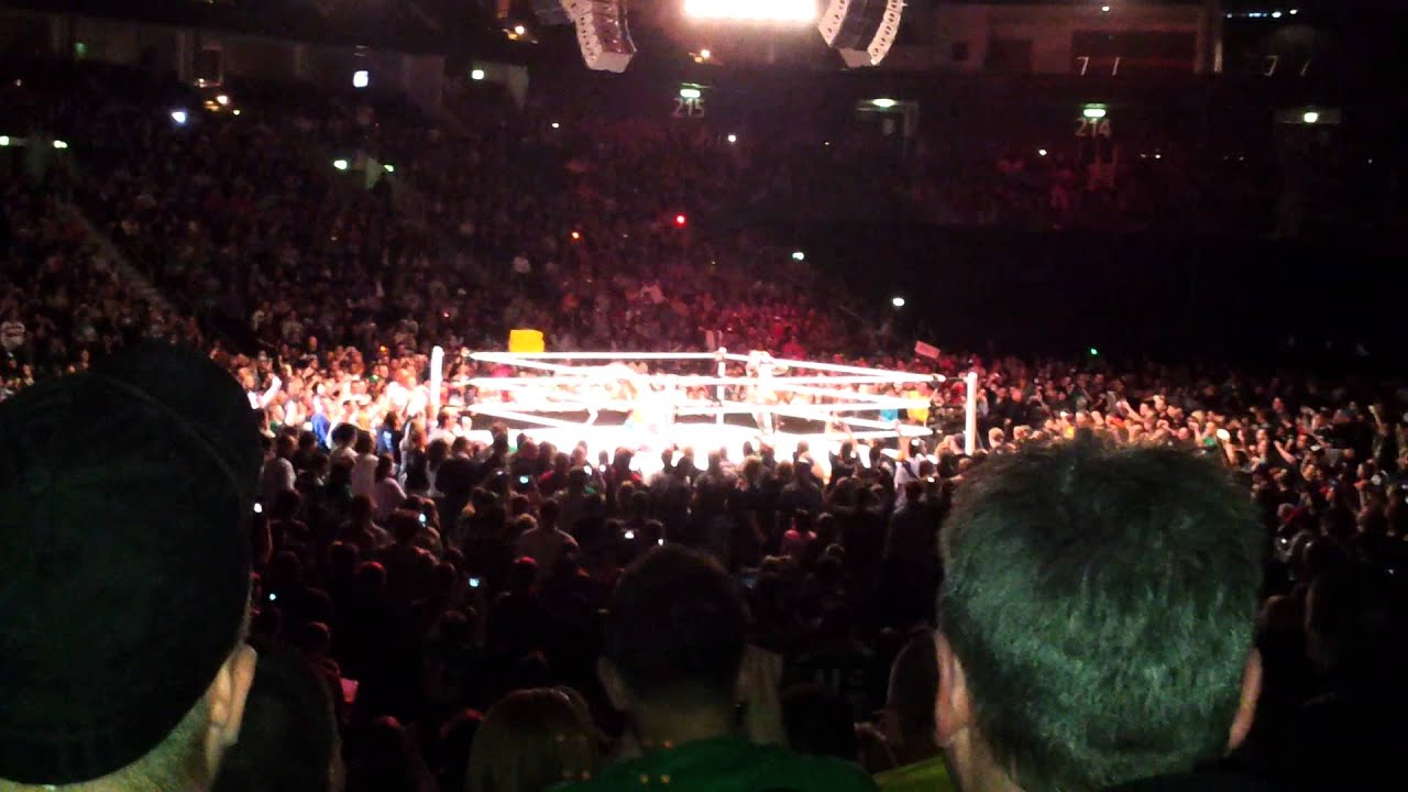 R-Truth says What's up to Berlin in the O2 Arena WWE Raw Wrestlemania ...