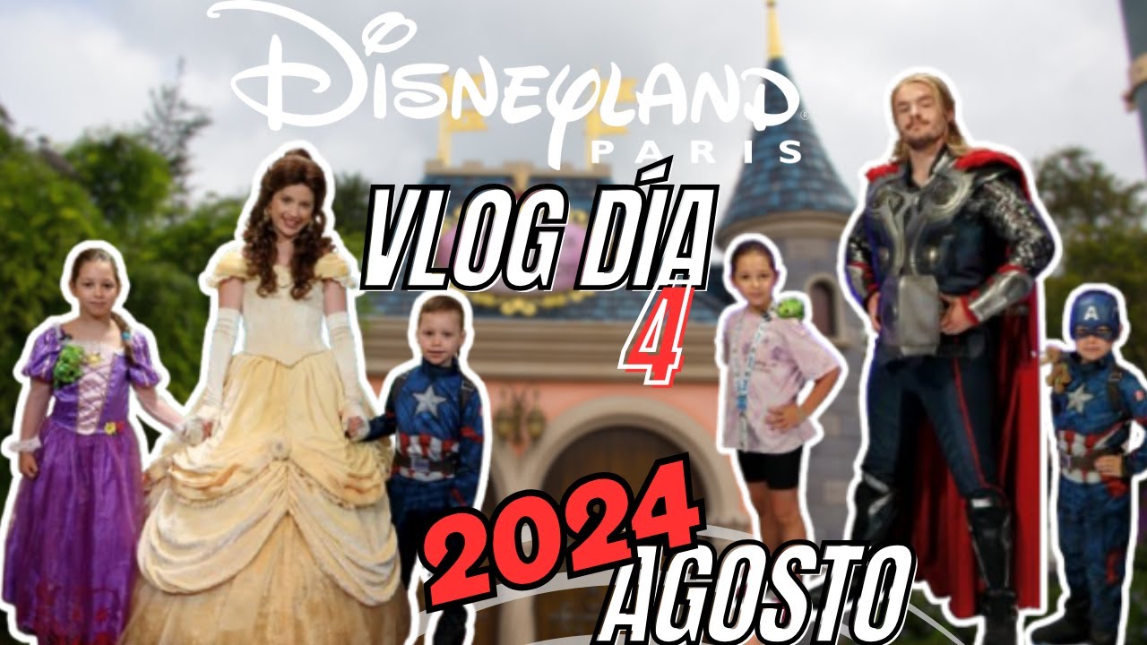 Disneyland París Vlog Día 4 | Vamos con Groot y Pascal a ver a THOR y ...