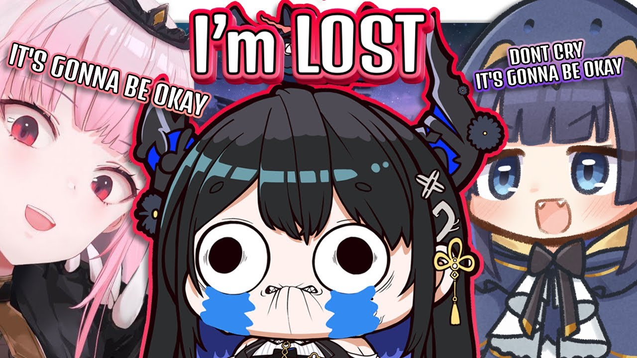 Kronii and Calli save Nerissa when crying and feeling Lost IRL - YouTube