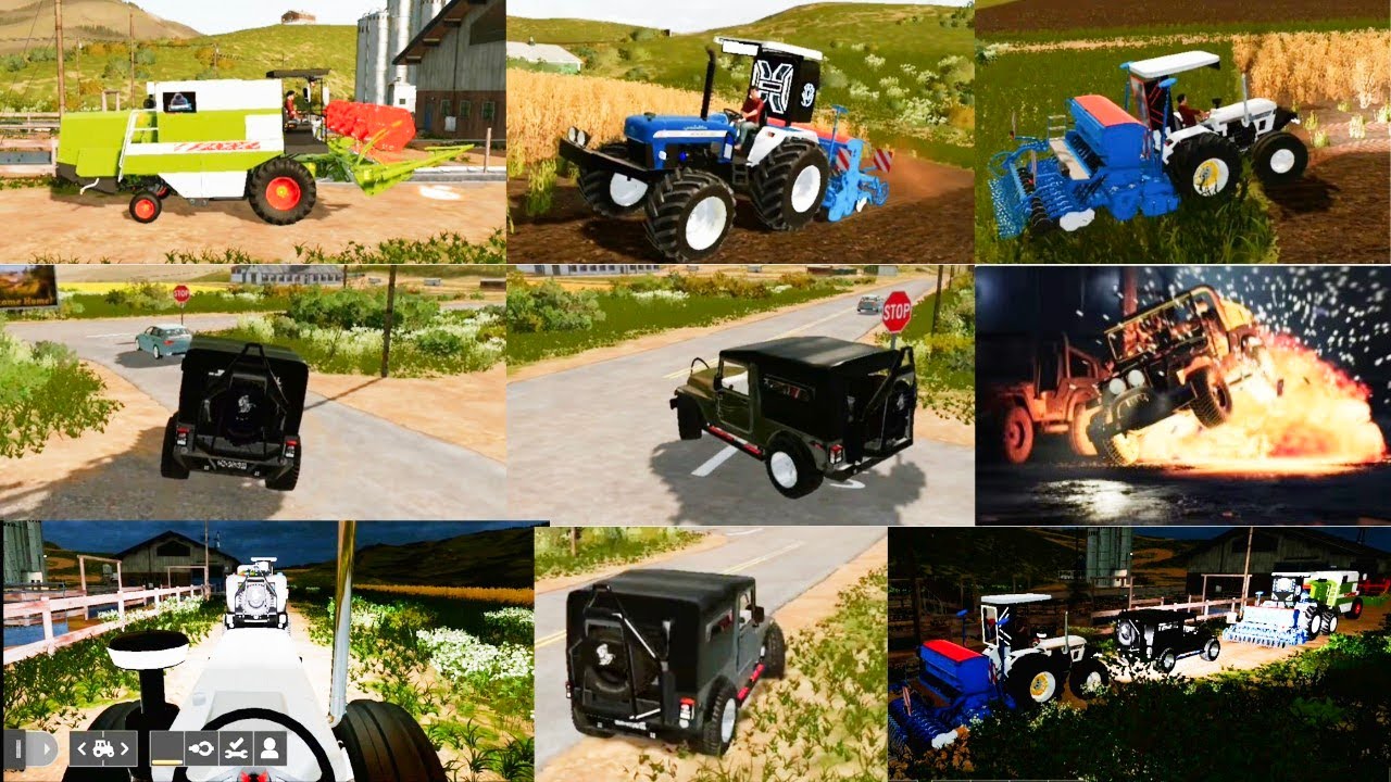 Farming simulator 20 all indian tractor mod gameplay with download link ...
