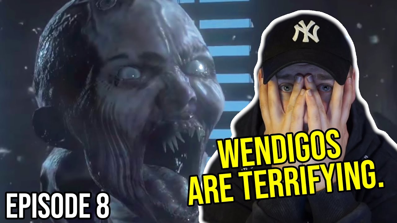 HUNTED BY WENDIGO MONSTERS / Until Dawn Playthrough / Episode 8 - YouTube