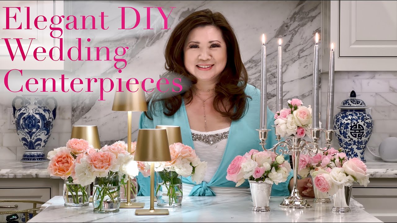 Pro Design Tips: 2 Elegant DIY Wedding Centerpieces - YouTube