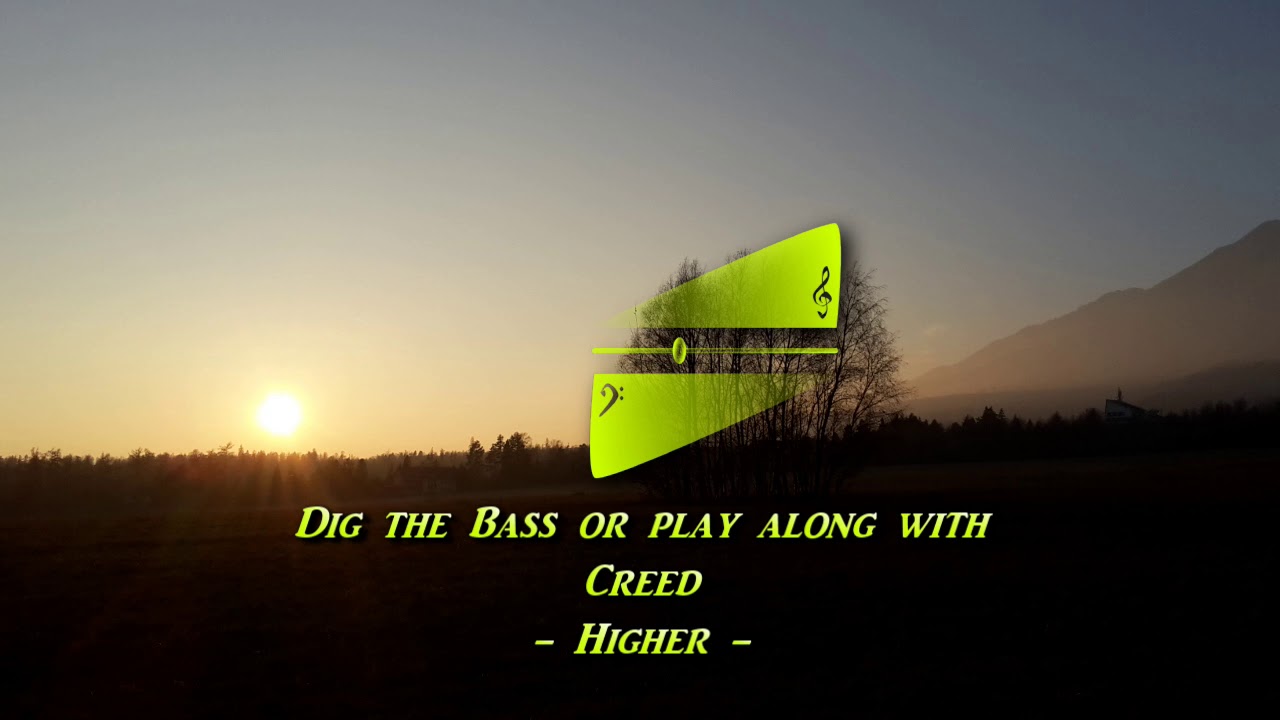 Creed - Higher [Original BASS Play-Along] - YouTube