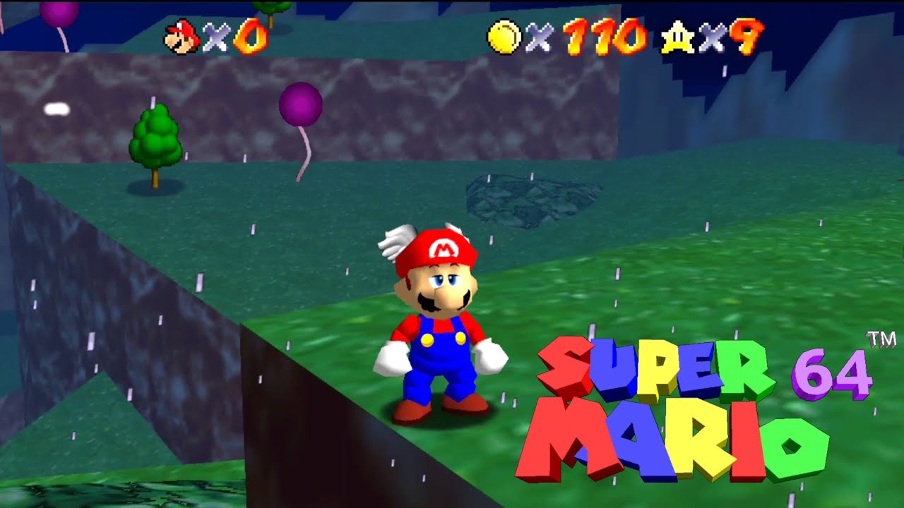 Super Mario 64 Beyond The Castle Walls v1.1 Course 1 Rainy Coast ...
