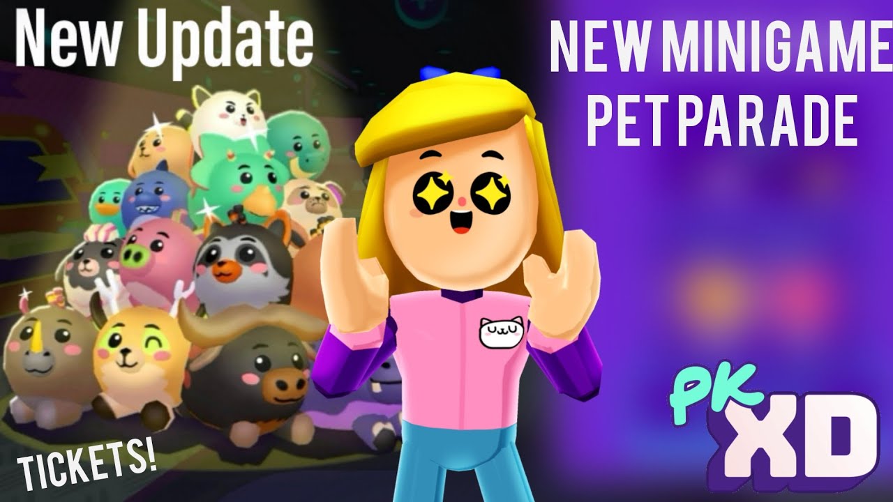 💯 New Update in PK XD! | New Arcade | Minigame & Tickets | Pet Parade ...