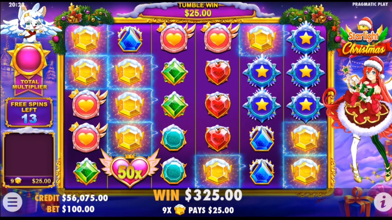 STARLIGHT CHRISTMAS!! 50X BIG MULTI!! BIG WIN!!PRAGMATIC PLAY!!😱😱 ...