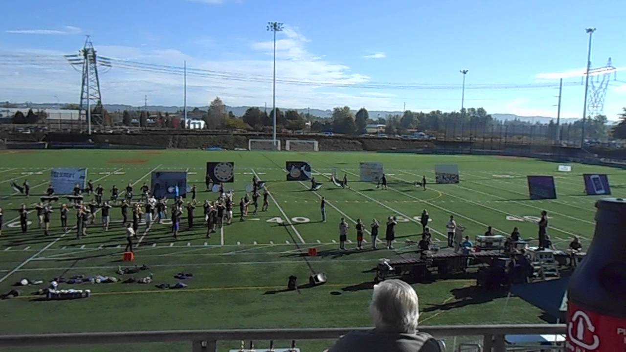 Sunset marching band, practicing - YouTube