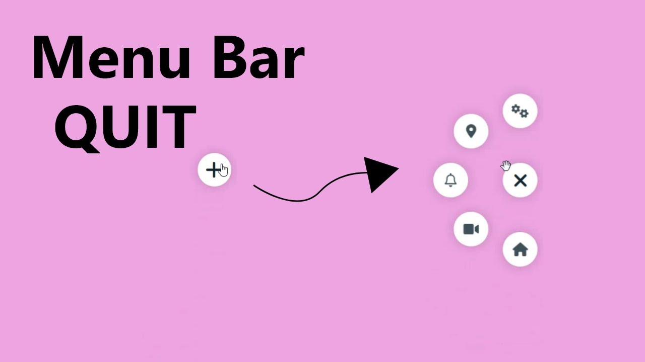 Draggable Circular Navigation Menu In Html Css Newtoyou Youtube