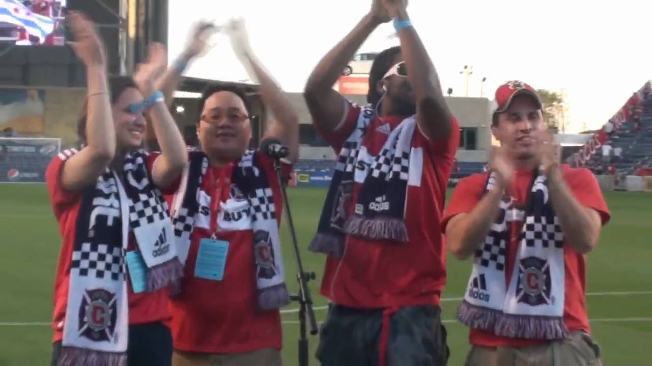 Chicago Fire with The B96 Morning Show - YouTube