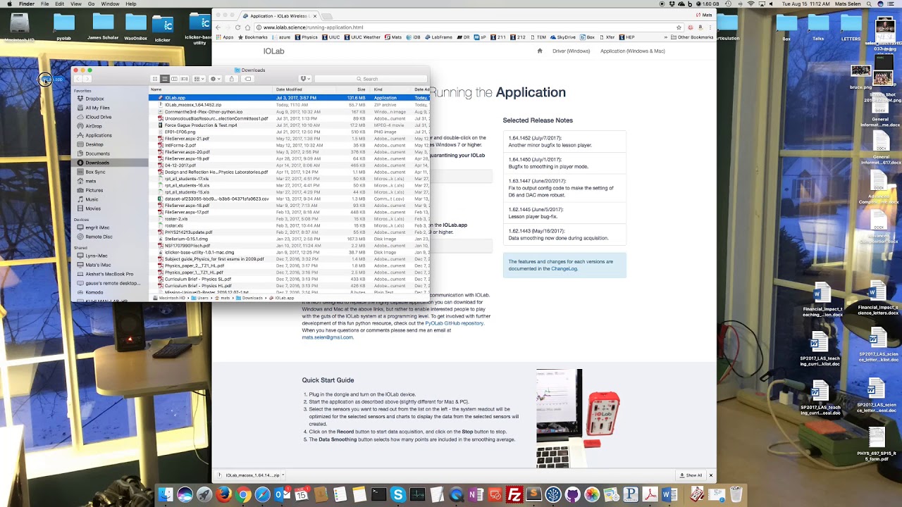IOLab Mac Software (Aug/2017) - YouTube
