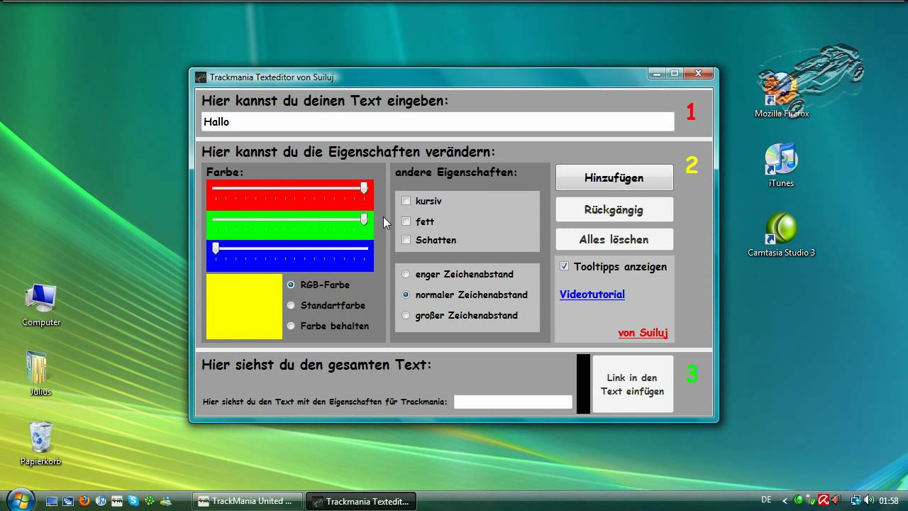 Trackmania 4. Tutorial: Mehrfarbige Nicknames und Text [DOWNLOAD EDITOR ...