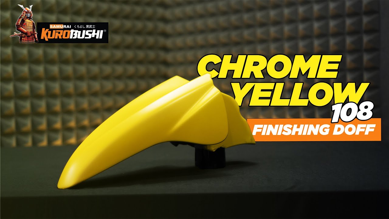 TUTORIAL REPAINT WARNA KUNING DOFF MENGGUNAKAN CHROME YELLOW 108 DARI ...