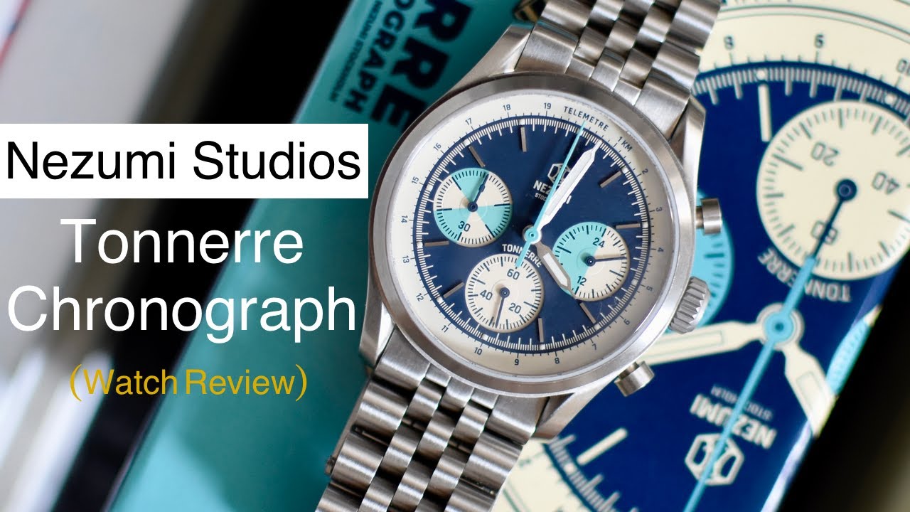 Nezumi Studios - Tonnerre Chronograph Watch Review - YouTube