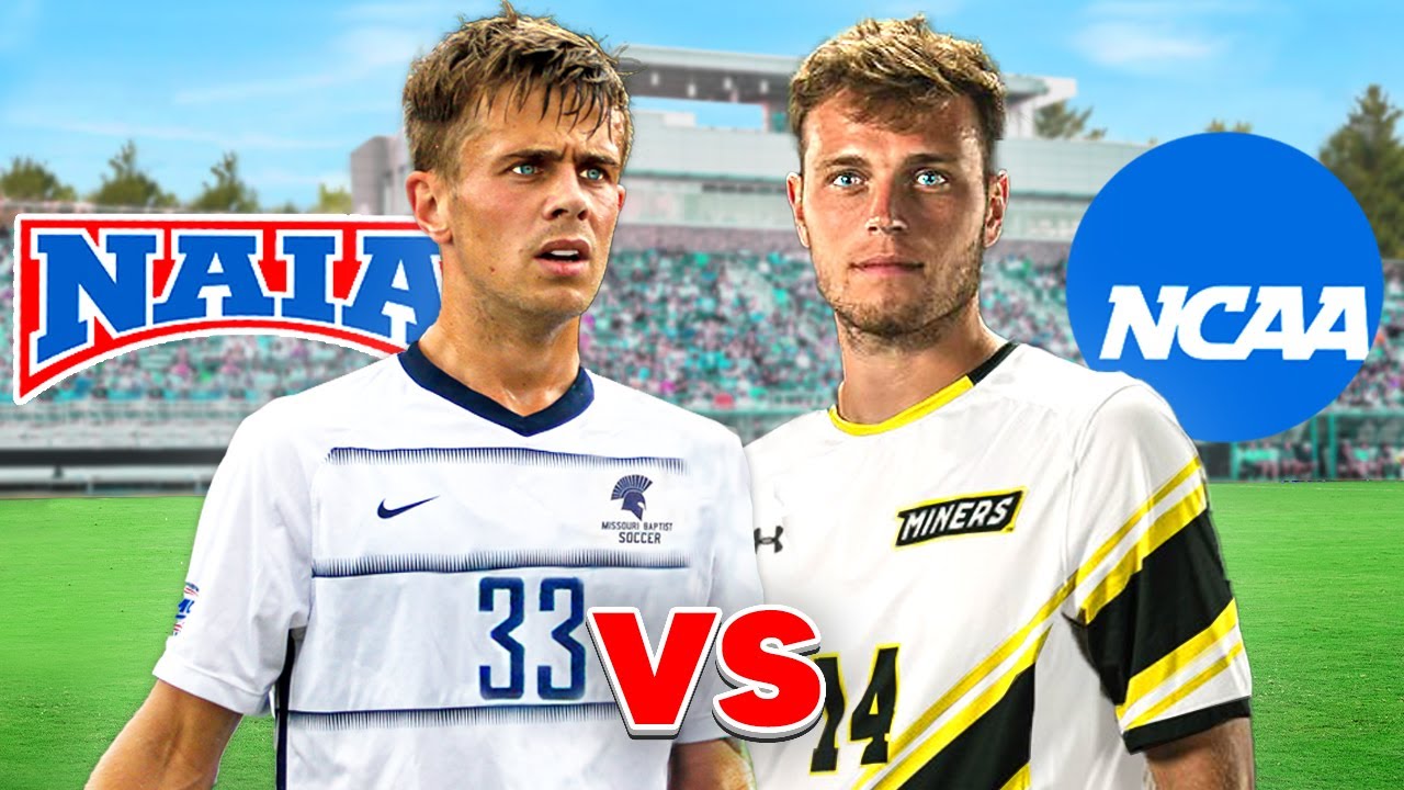 NCAA vs NAIA College Soccer Match IRL! - YouTube